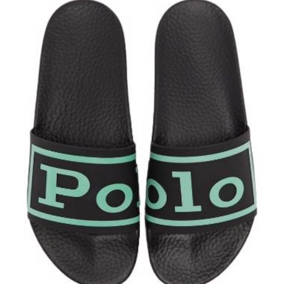 Polo Ralph Lauren | Shoes | Polo Ralph Lauren Mens Cayson Logo Slide ...